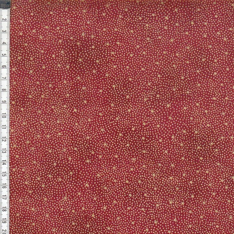 Star Sprinkle - Julestof med guldtryk - Patchwork-Oasen.dk