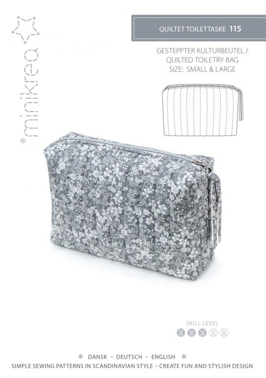 Toilettaske - Minikrea - Patchwork-Oasen.dk