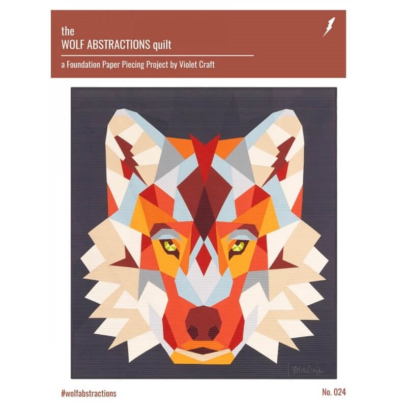 Wolf Abstractions Quilt - Violet Craft og Hobbs - Patchwork-Oasen.dk